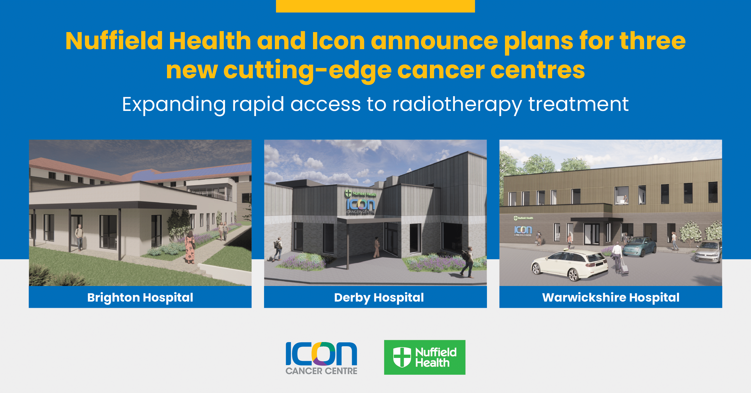Icon Group and Nuffield Health announce three new cancer centres in the ...